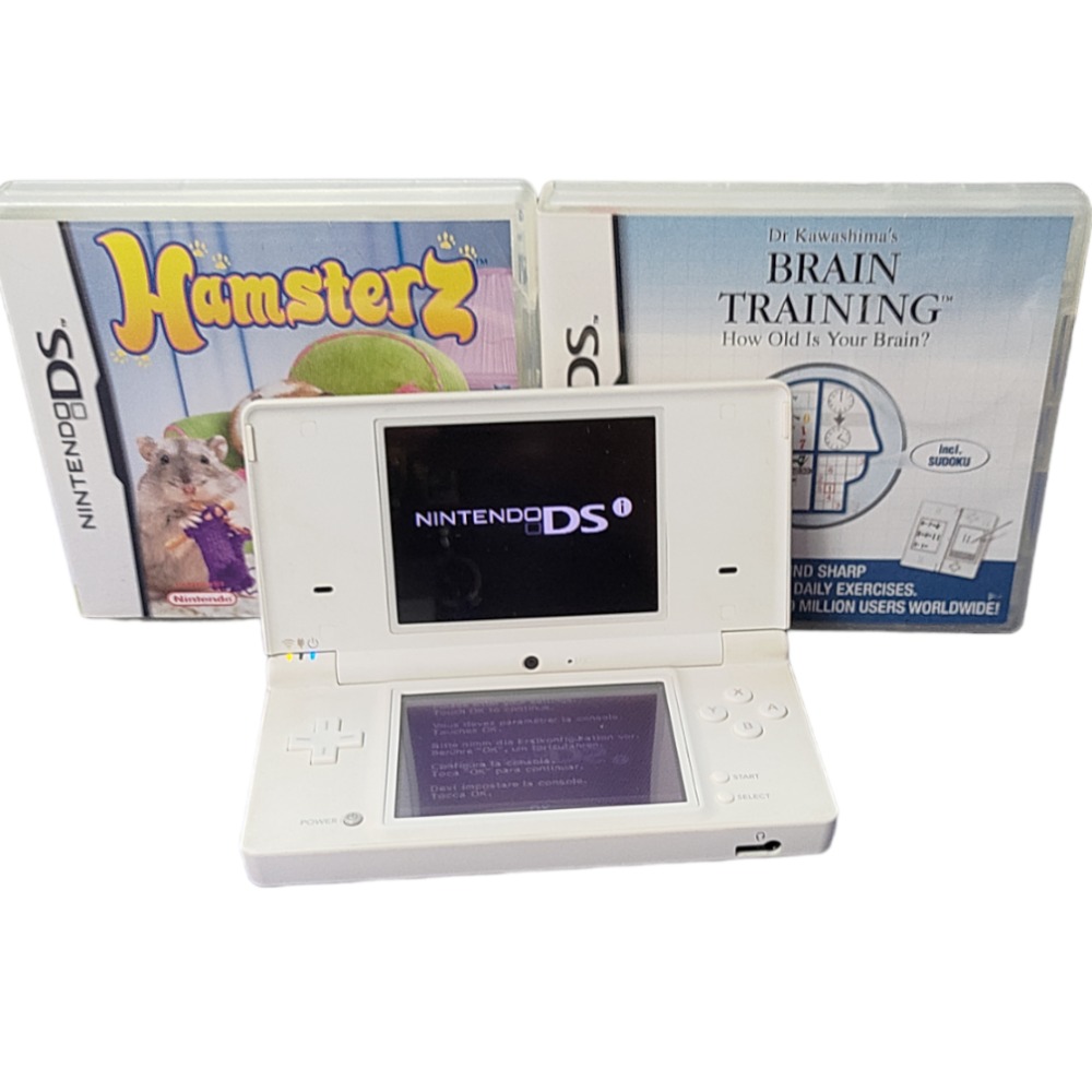 Pre-owned Nintendo DSi + 2 Games - Own4Less